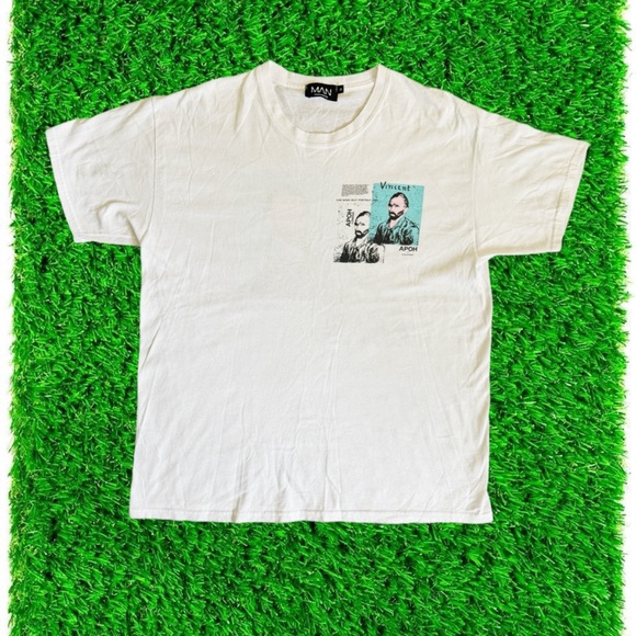Boohoo Mens | Shirts | Apoh London White Tee | Poshmark